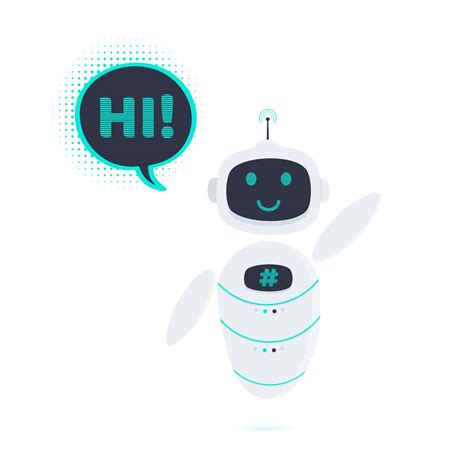 Robot Chatbot Icon Sign Flat Style Design Vector Illustration 3449423