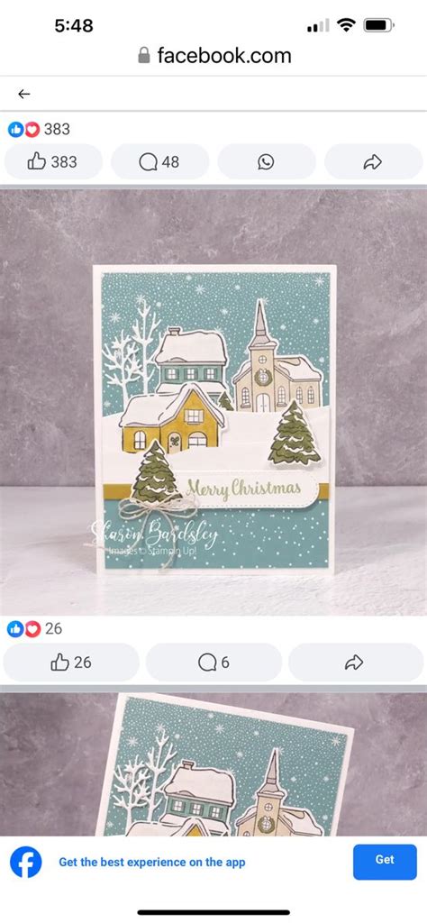 Stampin Up Yuletide Village Our Home To Yours Card In 2024 Yuletide