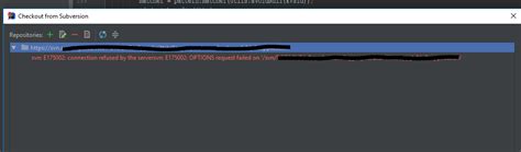Svn Cannot Update Project Using Subversion In Intellij Stack Overflow