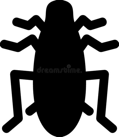 Cockroach Icon Or Logo Isolated Sign Symbol Vector Illustration Stock