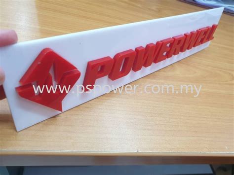 3d Acrylic Cut Out Lettering Signage Selangor Malaysia Kuala Lumpur