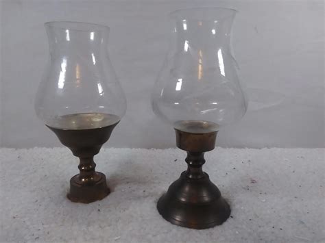 Vintage Commodore Solid Brass Reversible Candle Holders Etsy