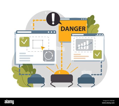 Cyber Or Web Security Set Artificial Intelligence Provide Data Protection And Database Safety