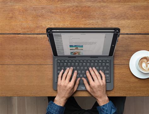 Logitech Universal Folio Tablet Keyboard Case Gadget Flow