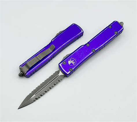 Microtech Utx 70 Double Edge Double Fully Serrated Apocalyptic And Distr
