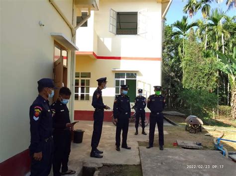 ရေဖြူမြို့နယ်၊ ကလိန်အောင်မြို့ မီးသတ်စခန်း လုပ်ငန်းဆောင်ရွက်မှုအခြေအနေများ ကွင်းဆင်းစစ်ဆေး