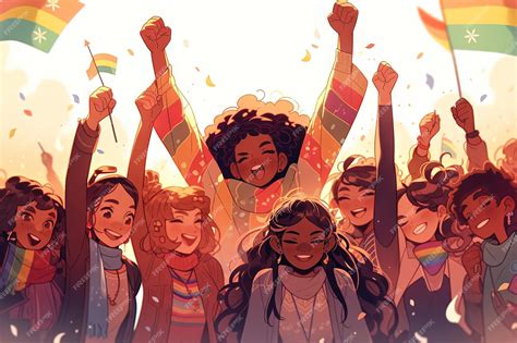 Premium Ai Image Empowered Intersectionality Lgbtq Diversity