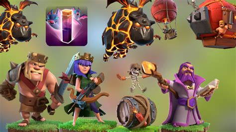 Clash Of Clans Town Hall 12 Lavaloon Bats Attack Strategy Army