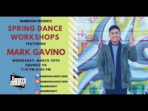 Spring Workshop Mark Gavino Youtube