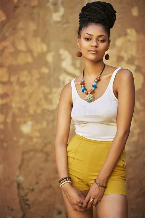 Confidence Is Her Signature Style Portrait Of An Attractive And Trendy