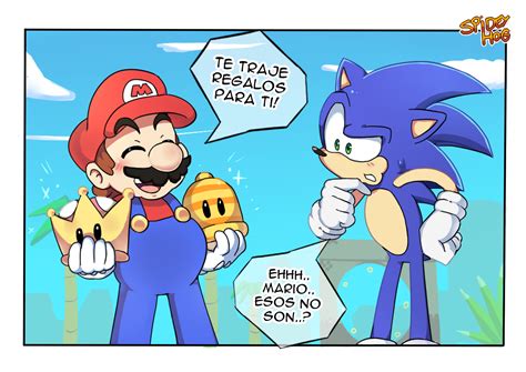 Spideyhog Otro Comic De Sonic Y Mario No Se Facebook