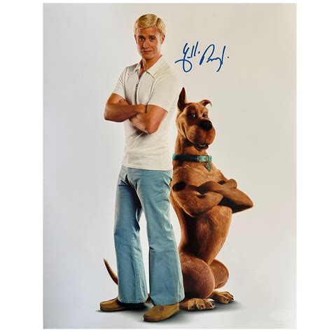Freddie Prinze Jr Autographed Scooby Doo Photo B Dark Parlor Originals