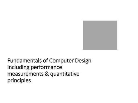 Computer Architecture Ppt