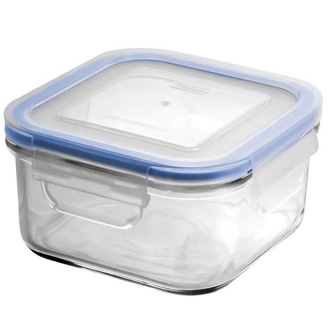 Buy Glasslock Container Rectangle 710ml Blue Seal Biome New Zealand