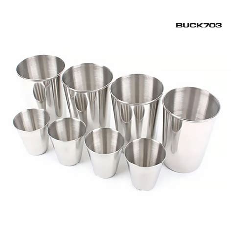 Buck703 캠핑컵스텐 8p캠핑용품 스텐레스 컵캠핑컵 티몬