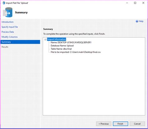 Uploading Csv Sample Table File Data To SQL Server