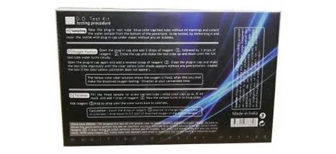 Phammonia Nitrate Portable Dissolved Oxygen Test Kit Packaging Type