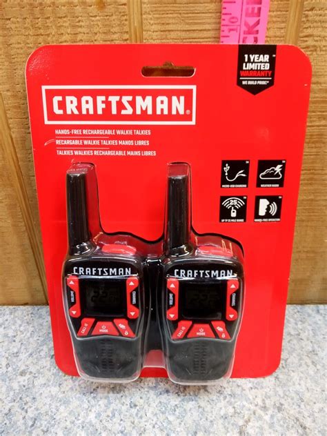 Craftsman Cmxzrazf333 25mile Gmrsfrs Two Way Radios New Ebay