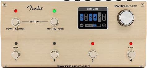 Fender Switchboard Effects Operator Loop Switcher Pedal Reverb