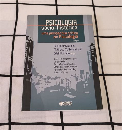Livro Psicologia Psicologia Sócio Histórica Livro Cortez Usado