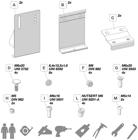 Fiamma Vw T5 T6 Multirail Reimo Instructions