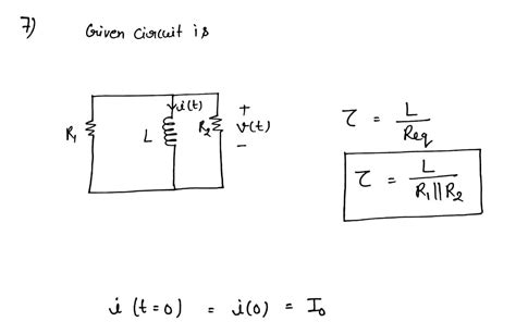 Answered 7 Consider The Circuit In Figure 7 Find The Expression Of Vt For T 0 And Plot Vt