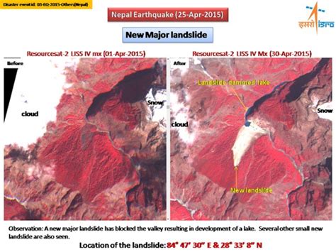 Gorkha Earthquake The Slowly Emerging Landslide Picture The