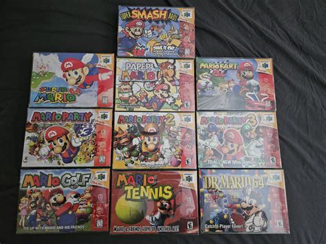 Nintendo 64 Games Mario