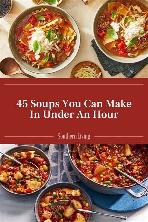 34 Soups You Can Make In Under An Hour In 2024 Hearty Meals Soup