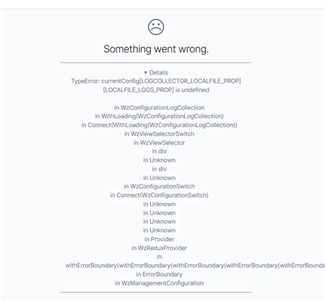 Wazuh Agent Error