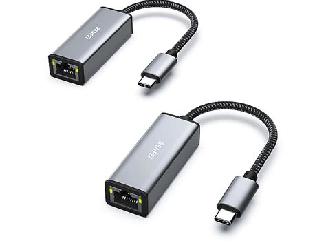 Benfei Usb C Auf Rj45 Lan Netzwerk Ethernet Adapter Grau Saturn