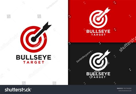 Bullseye Simple Logo Design Vector Stock Vector Royalty Free