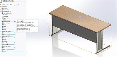 Using Solidworks Boundary Boxes For Volume Calculations