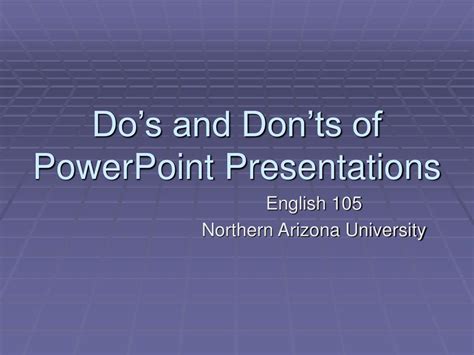 PPT Dos And Donts Of PowerPoint Presentations PowerPoint Presentation ID 3026246