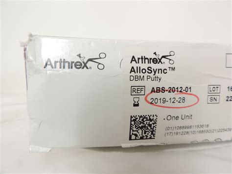 Nuevo Arthrex Abs 2012 01 Allosync Demineralized Bone Matrix Dbm Putty