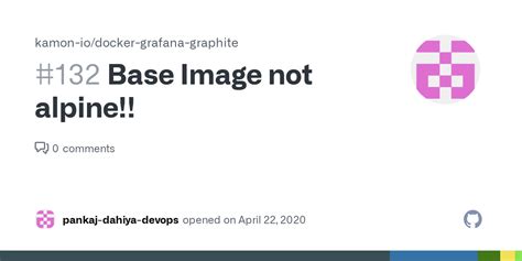 Base Image Not Alpine Issue Kamon Io Docker Grafana Graphite Github