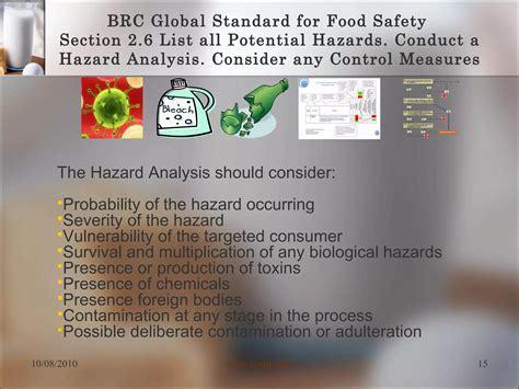 Brc Global Standard For Food Safety Short Training Guide Ppt