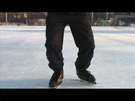 Ice Skating Tips for Beginners : Ice Skating Push Off - YouTube