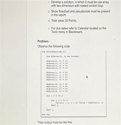 Solved 1 Develop A Solution In Which It Must Be Use Array