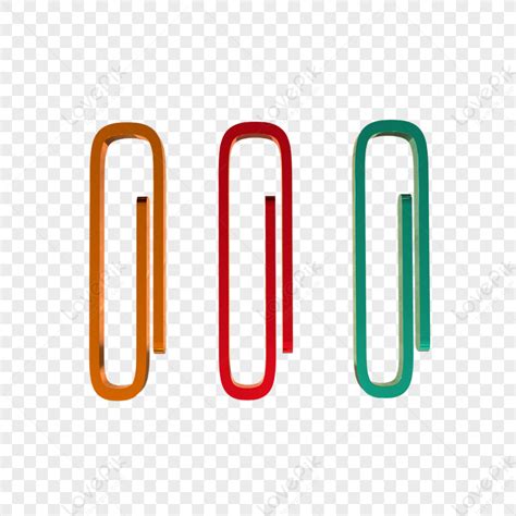 Colored Angular Paperclip Combinationmetalfoldermetallic Png Free