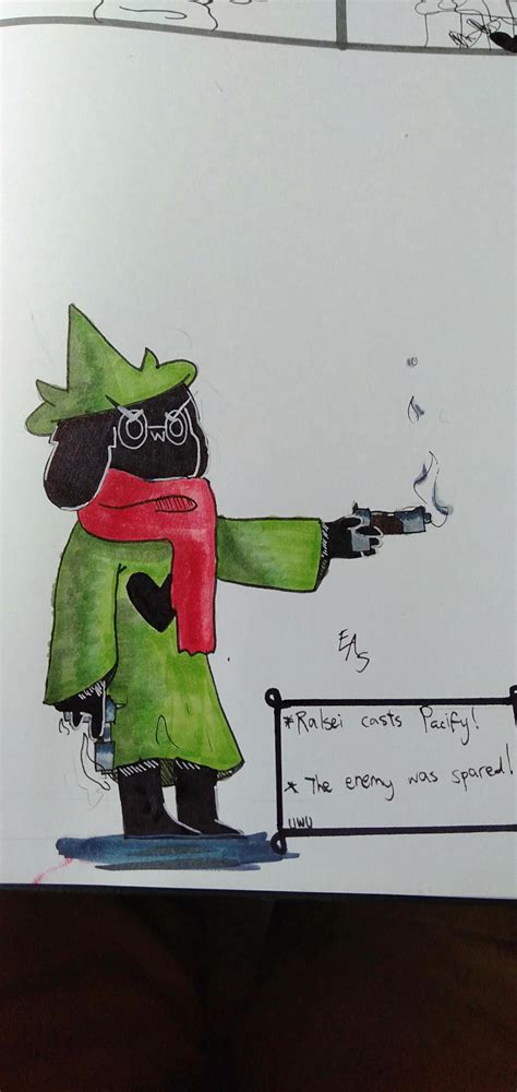 Ralsei Casts Pacify R Deltarune