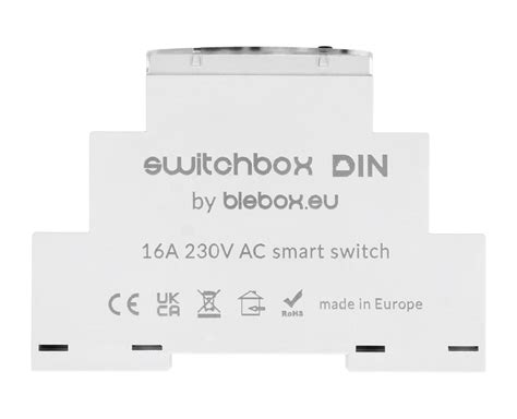 BleBox SwitchBox DIN V WiFi Relay Android IOS Application Botland Robotic Shop