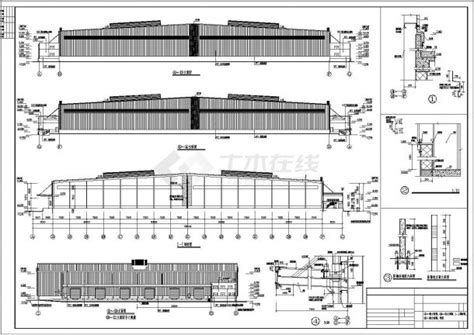 【安徽省】某地某4仓库全专业设计施工图工业厂房土木在线