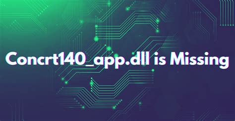 How To Fix The Concrt App Dll Missing Error Fast And Easy