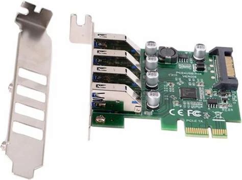 Piplus 4 Ports Pci E To Usb 30 Hub Pci Express Expansion Card Adapter