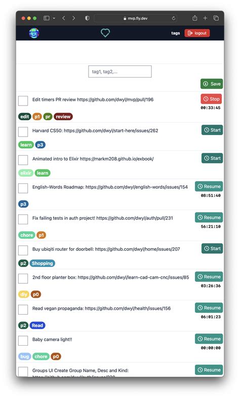 chore tidy ui ux for consistency · issue 202 · dwyl mvp · github