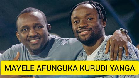 Mayele Afunguka Kurudi Yanga Ampigia Salute Max Nzengeli Youtube