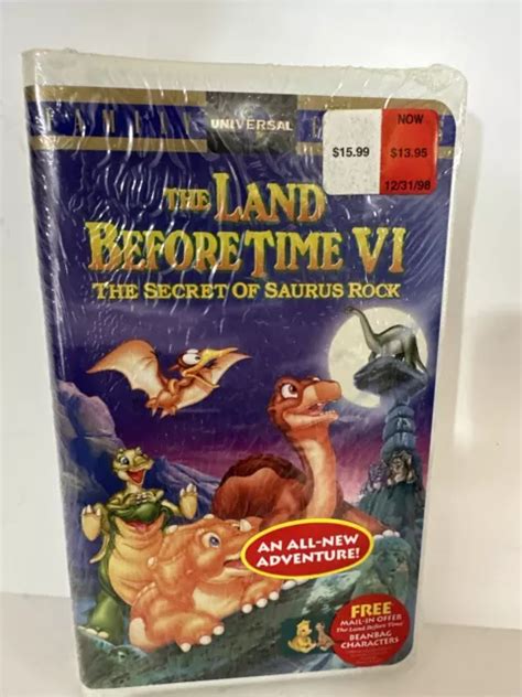 The Land Before Time Vi The Secret Of Saurus Rock Vhs 1998