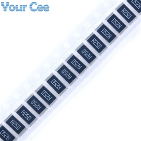 50 pcs 2512 SMD Resistor 1W 0.25 ohm 0.25R R250 1% 2512 Chip Resistor ...