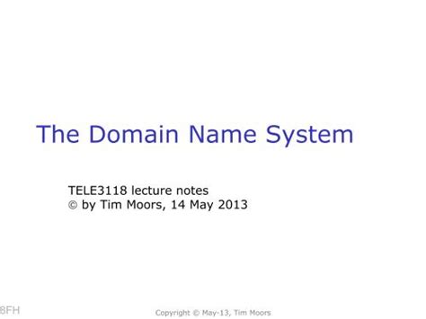 Dns Eeandt Lecture Notes